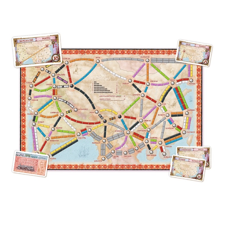 Ticket to Ride Map Collection Asia - Fortareata